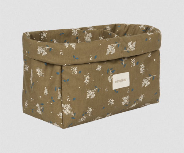 Nobodinoz Stories double storage basket brown lilac – Finn Zeppelin